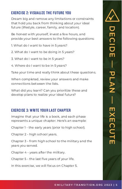 Planning for the Military Transition