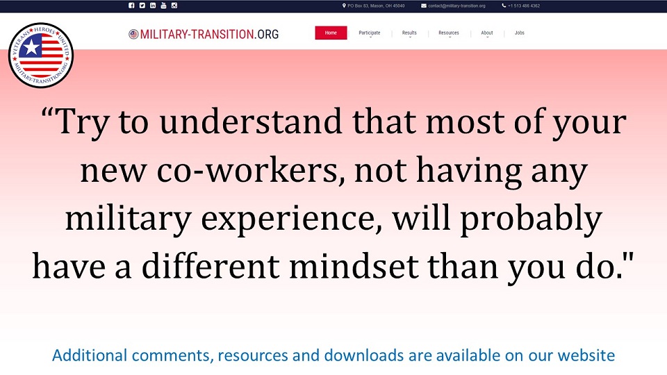 Military to Civilian Transition | Military Transition Assistance Graphics