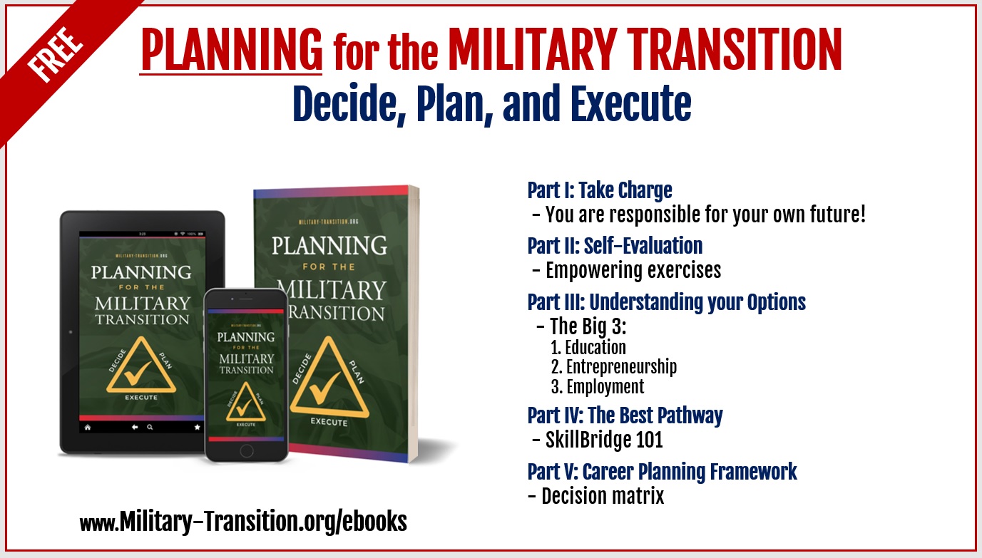 Military to Civilian Transition | Military Transition Assistance Graphics